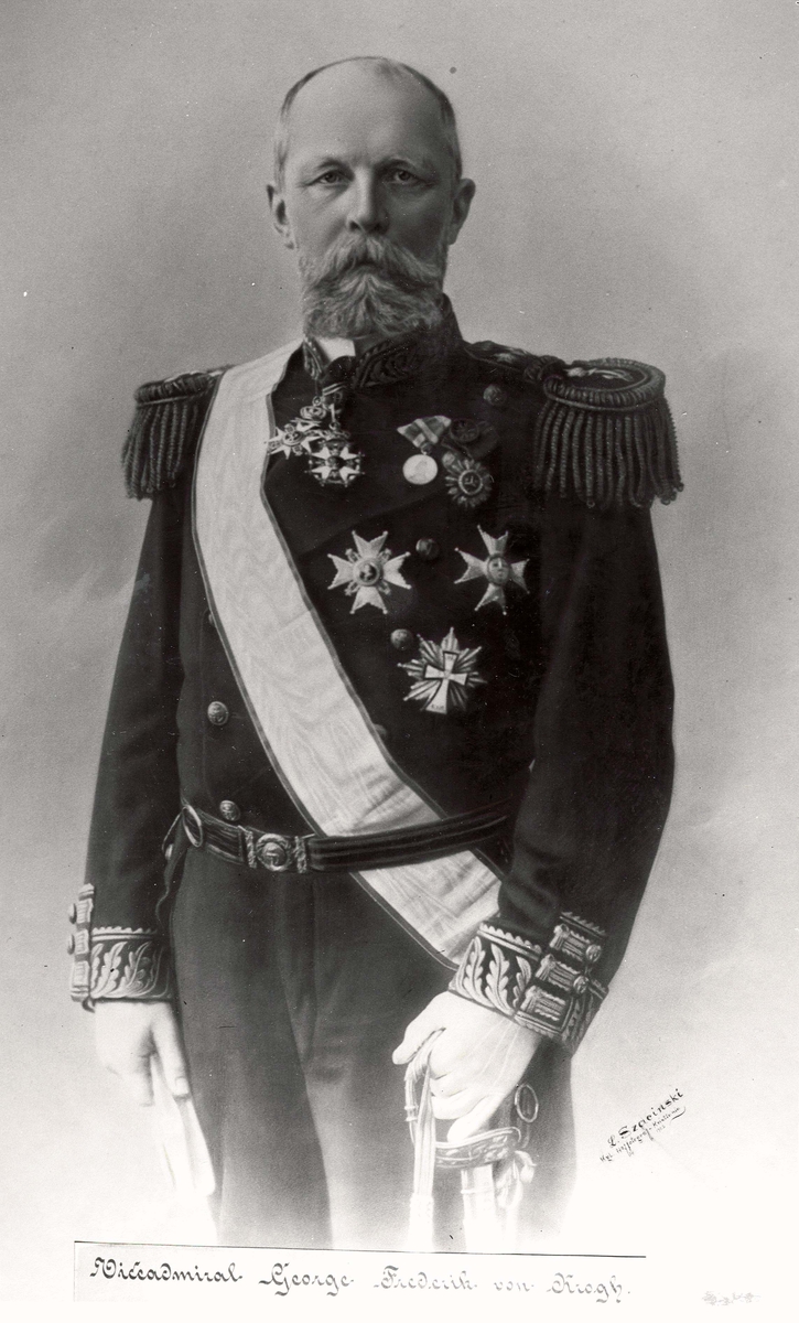 Motiv: Viseadmiral Georg Fredrik von Krogh. - Forsvarets museer ...