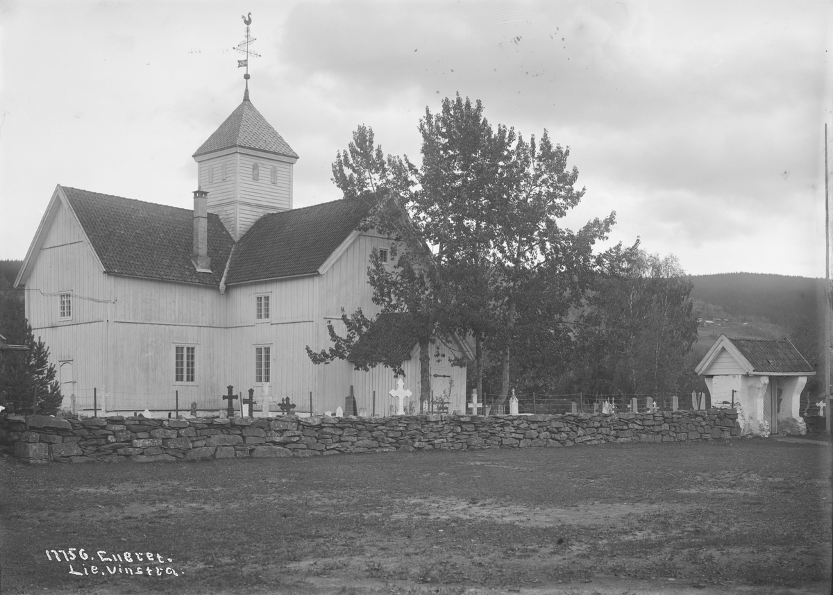 Vestre Gausdal Kirke. 15/9-15. Kort: V. Gausdal. 15/9 1914. Vestre ...