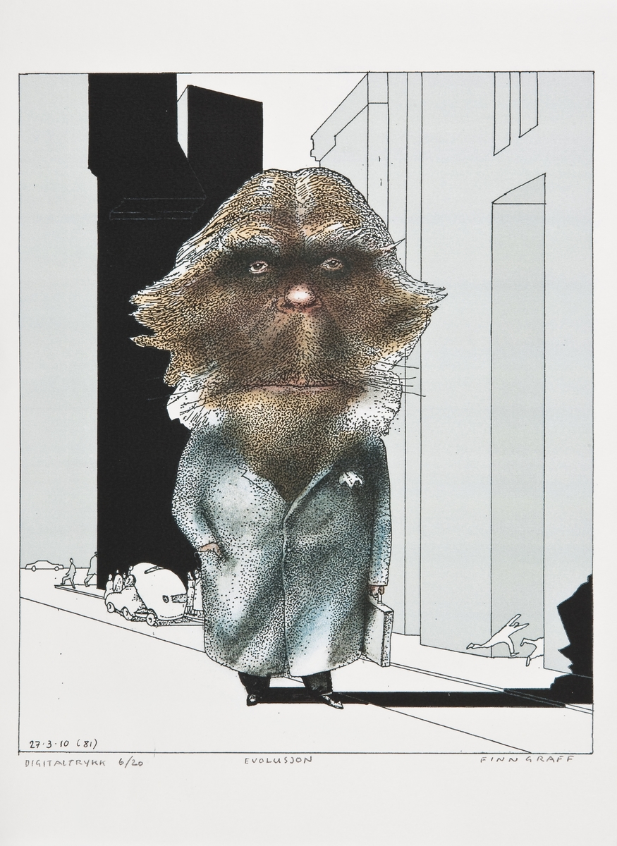 Evolusjon [Grafikk] - KORO / DigitaltMuseum