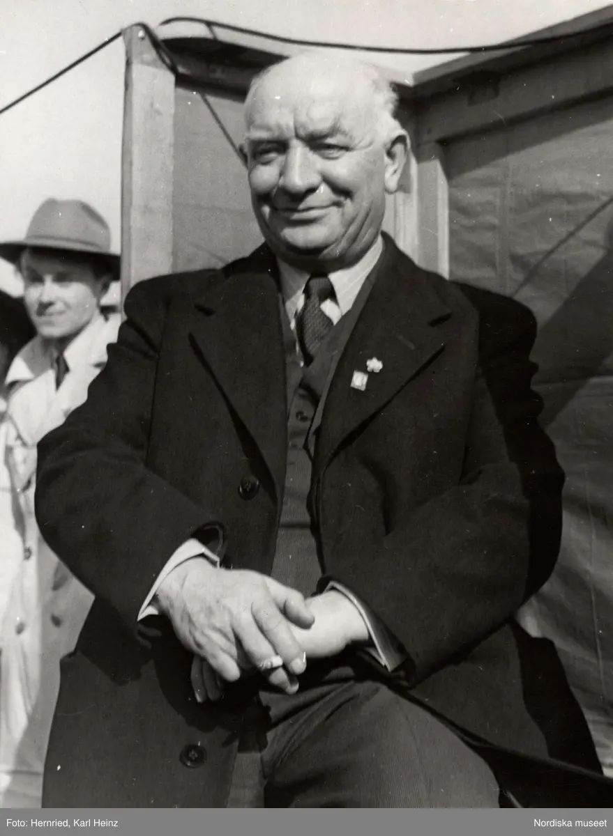 Arbetarrörelsen, Per Albin Hansson - Nordiska museet / DigitaltMuseum