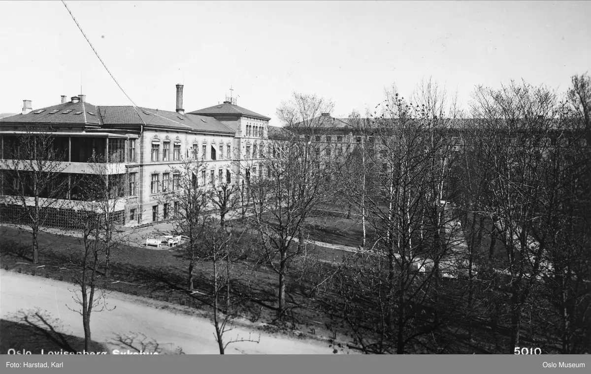 Oslo, Lovisenberg sykehus. - Oslo Museum / DigitaltMuseum